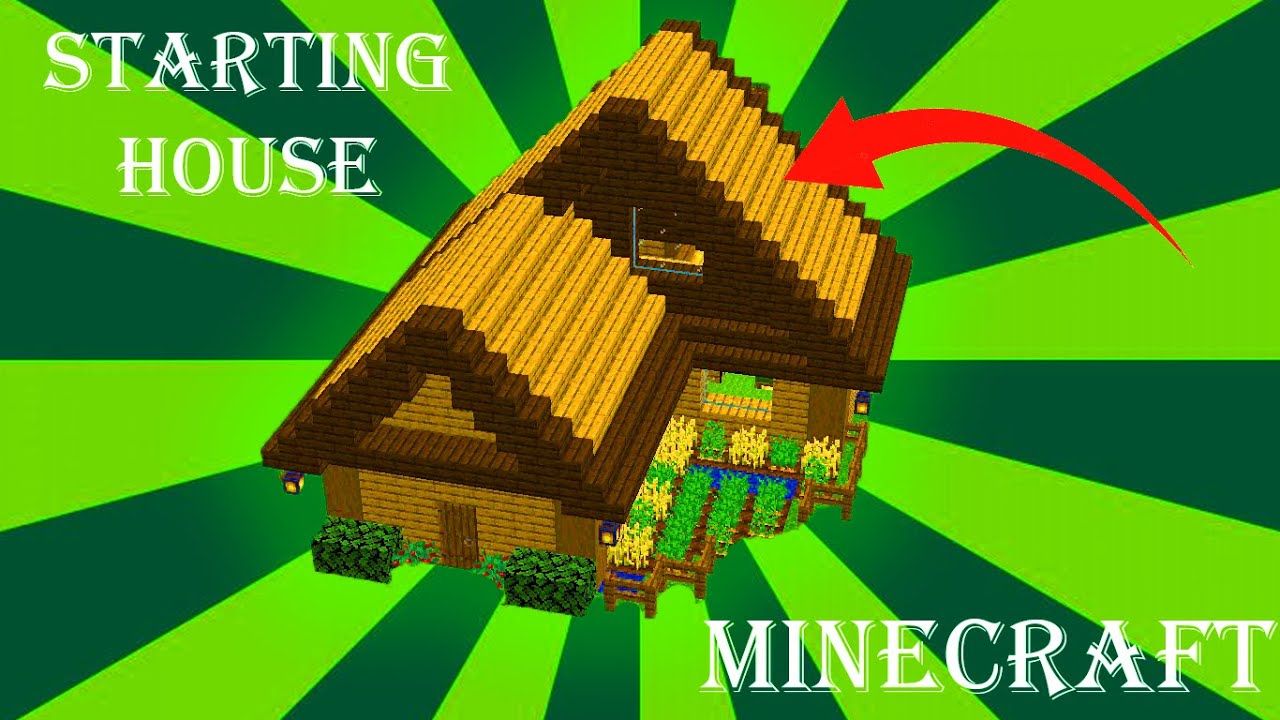 HOW TO BUILD A STARTING SURVIVAL HOUSE? Minecraft - YouTube