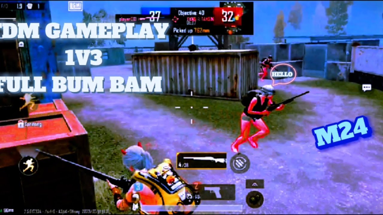 Who is the sniper king in BGMI in TDM 4v4 full bum bam (IGBoss) - YouTube
