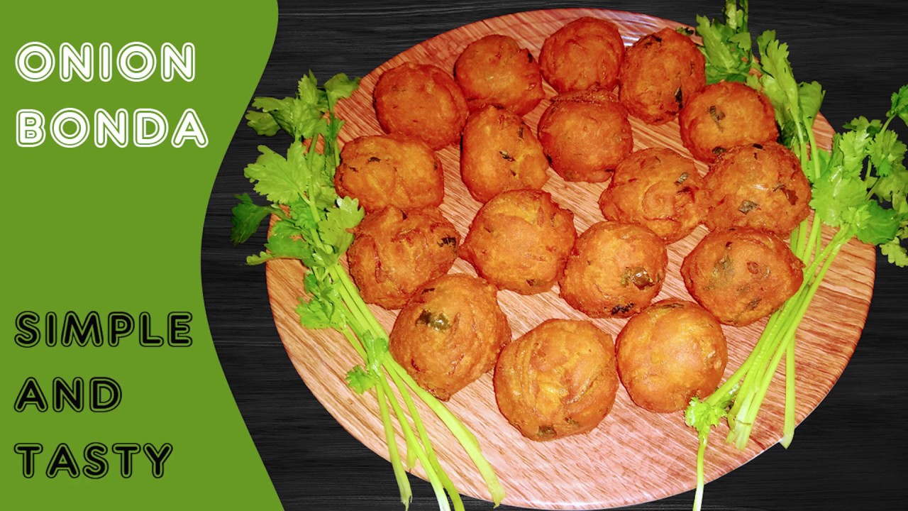 Onion Bonda Recipe | Very Simple Onion Bonda Recipe at Home Prepared By ...