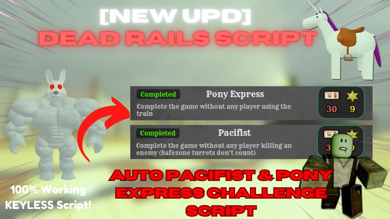 Dead Rails Script (Guide) | Auto Pacifist Enabled + Fast Pony Express ...