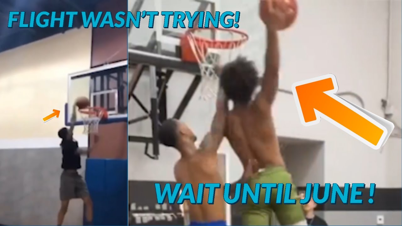 Flight gets dunked on by Mikey Williams (THE TRUTH) - YouTube