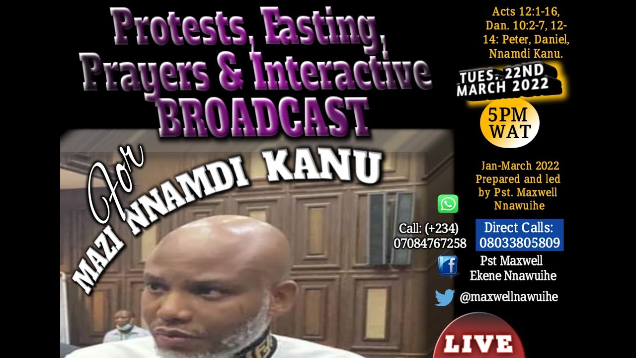 LIVE 22-3-2022: Protests, Fasting, Prayers & Interactive BROADCAST for ...