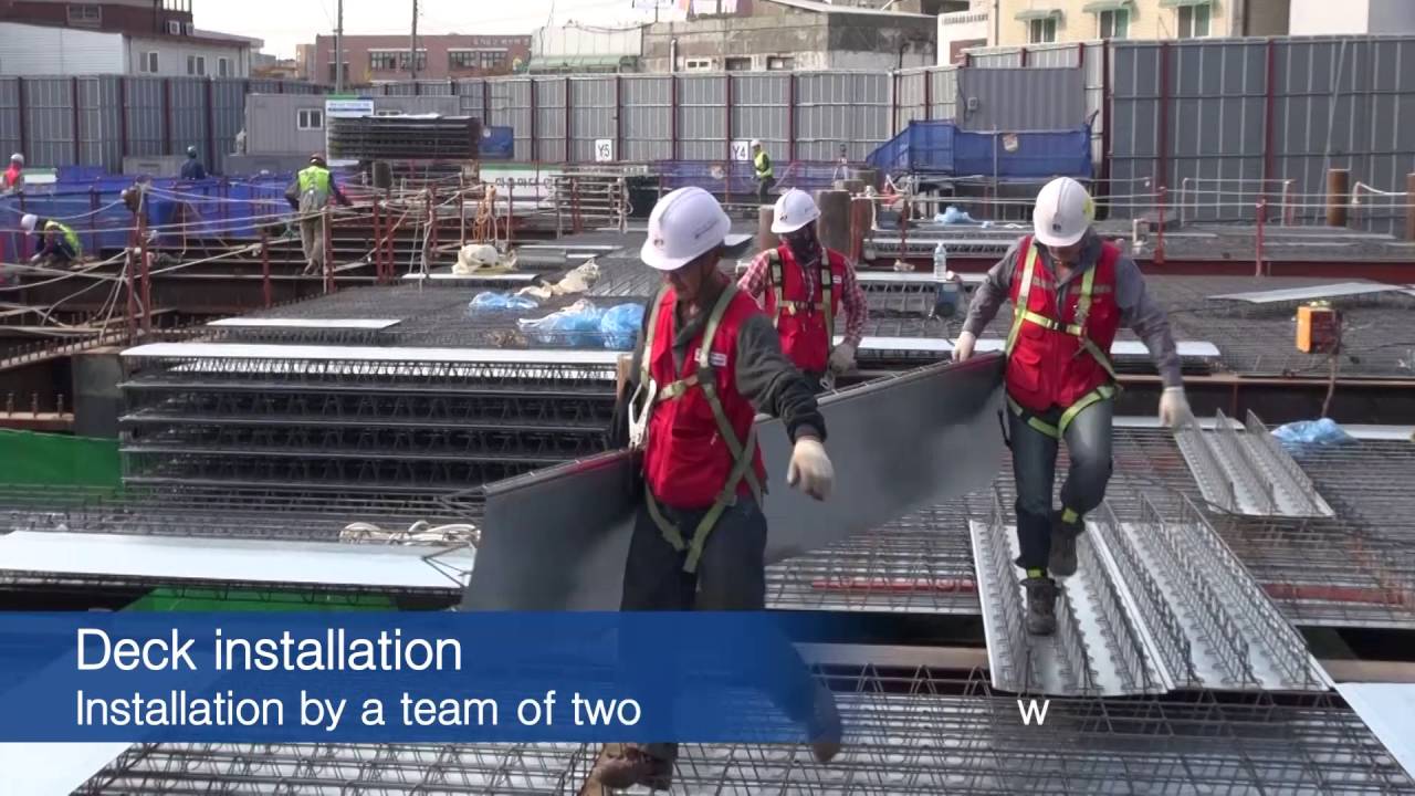 덕신하우징 시공영상 - 베스트셀러, 스피드데크 Construction Process : SPEED DECK_english ...