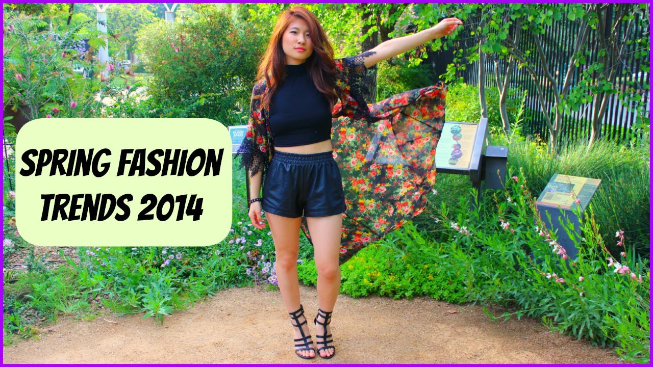 Spring Fashion Trends 2014 (4 Outfit Ideas) - YouTube