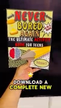 Never Bored Again VOLUME 3 - The Ultimate Activity Book for Teens 12-17 ...