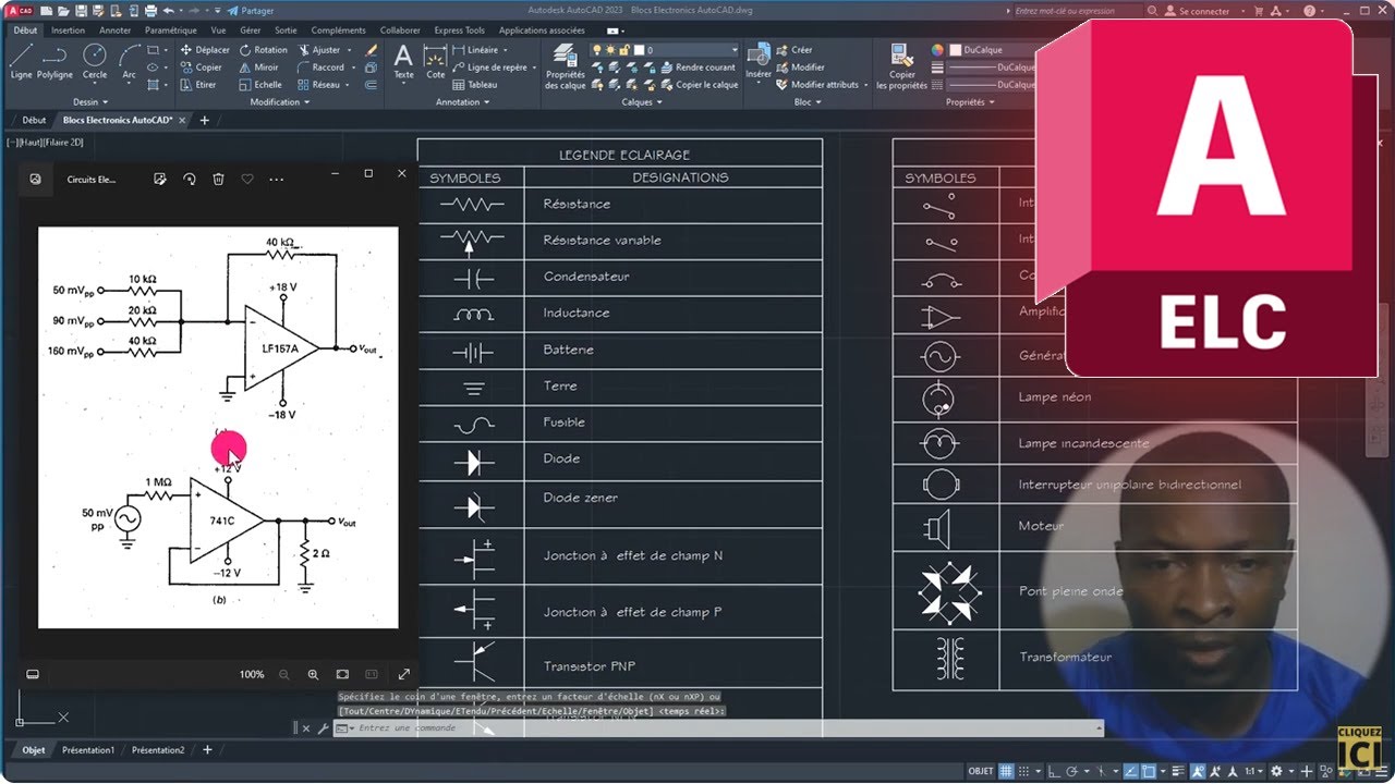 Liste des Symboles et Blocks Electrique et Electroniques sur AutoCAD ...