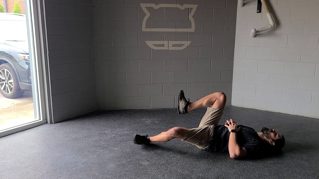 External Rotation Hip Bridge Hold - YouTube