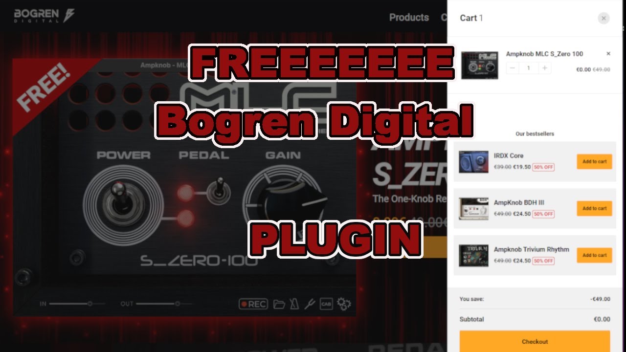 Bogren Digital FREE PLUGIN | LIMITED TIME | MLC S_Zero - YouTube