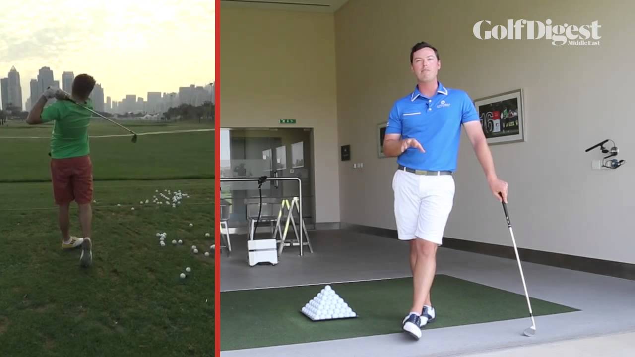 Left arm rotation and grip fix for closed clubface - YouTube