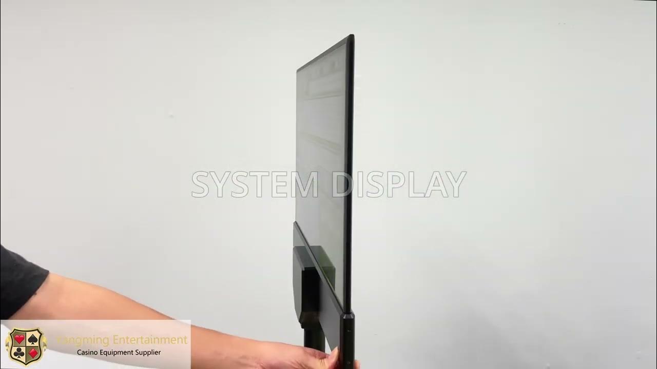 DY06-1 Black ultra-thin double-sided display - YouTube