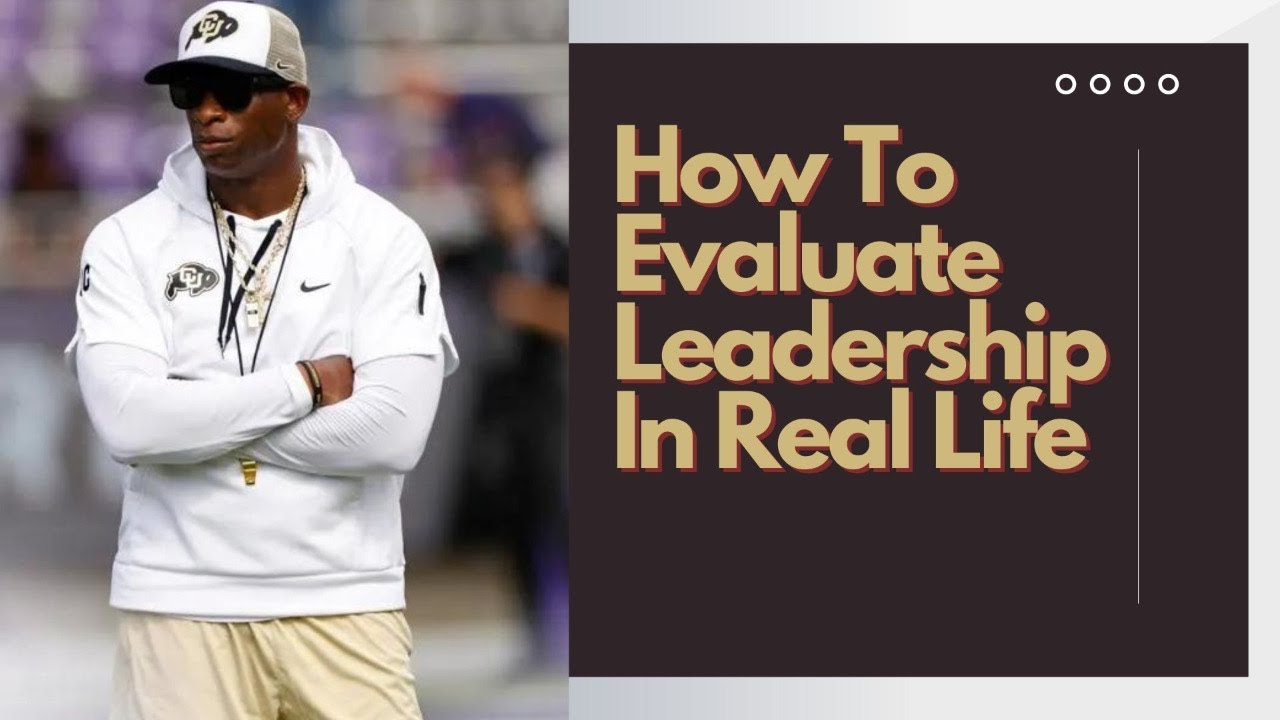 How To Evaluate Leadership In Real Life...... - YouTube