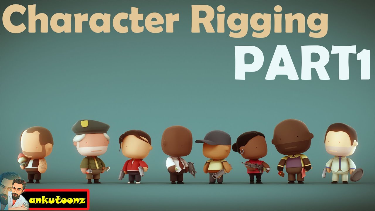 3DS MAX CHARACTER RIGGING COMPLETE LESSON - YouTube
