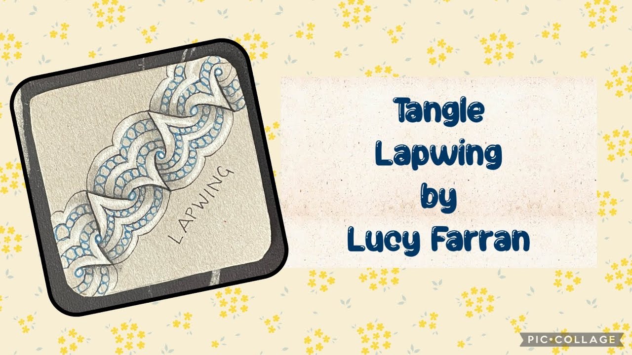 Tangle Lapwing by Lucy Farran Zentangle patterns, tangles, Zentangle Inspired art - YouTube