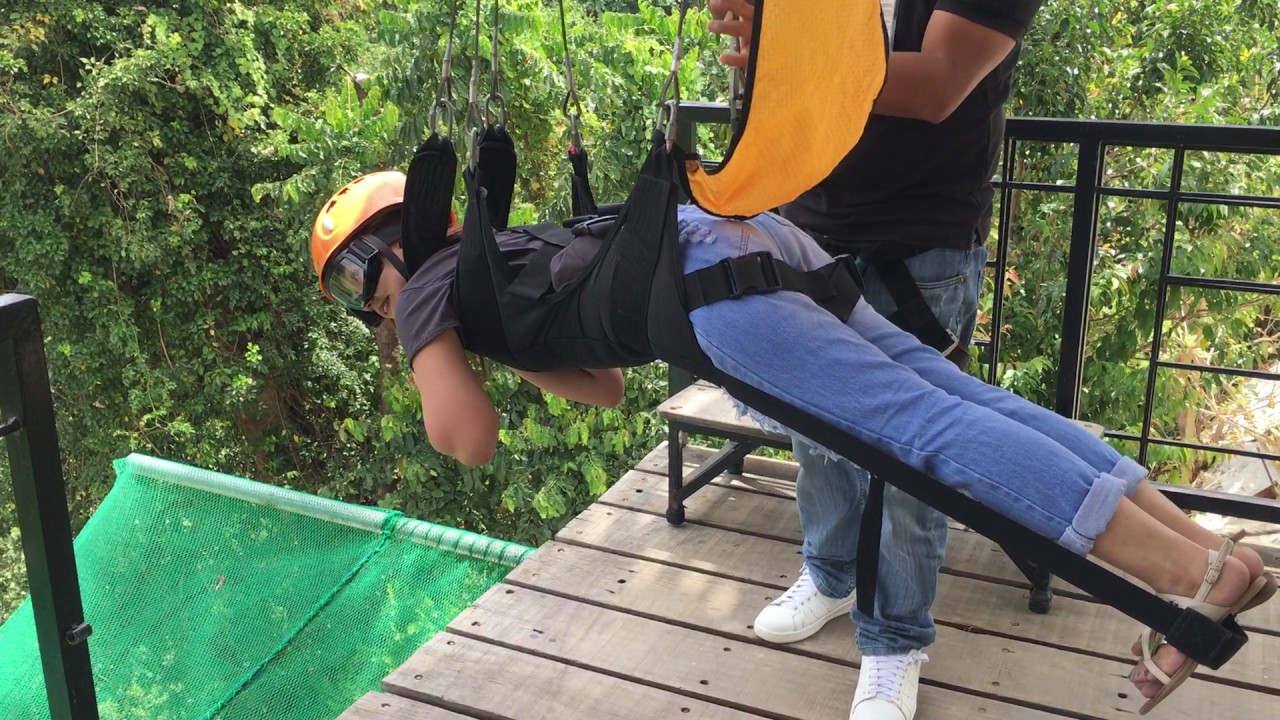 sky zipline @sinagtala march 2017 - YouTube