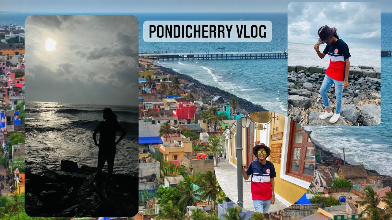 Pondicherry Tourist Spot |Places to Visit in Pondy Beach l🏖 | Tamil ...