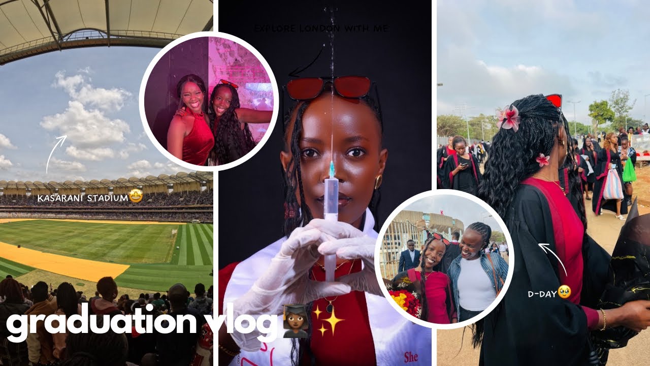 KMTC Graduation Vlog 🎓 Grad Prep, GRWM, Ceremony & Photoshoot | Kenyan ...