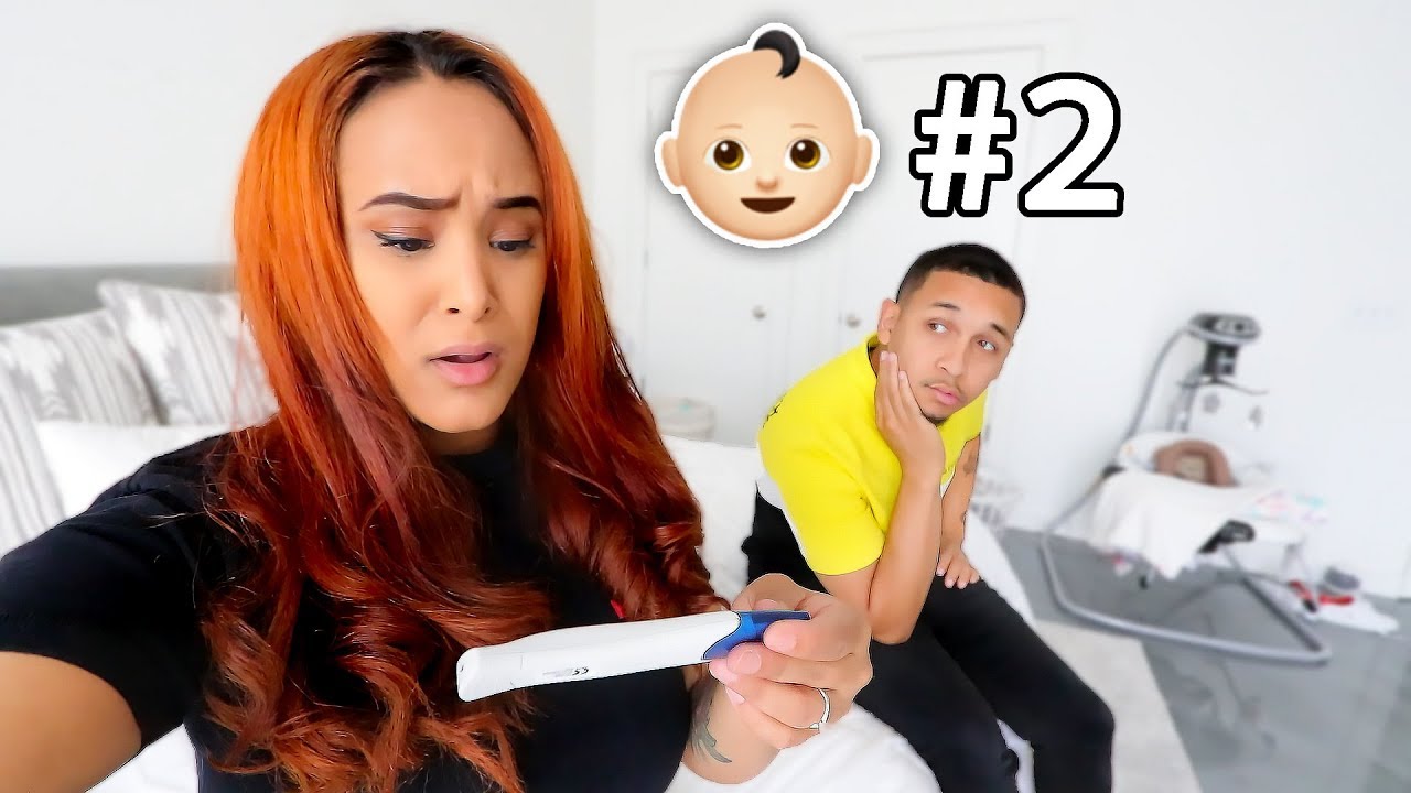 ALICIA TAKES A PREGNANCY TEST!! - YouTube
