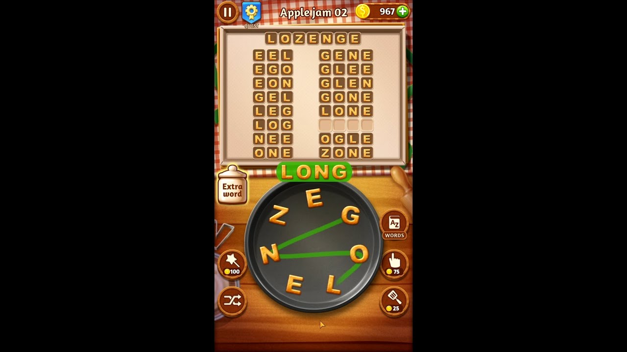 Word Cookies Apple Jam Levels 1-8 - Inspired Answers - YouTube