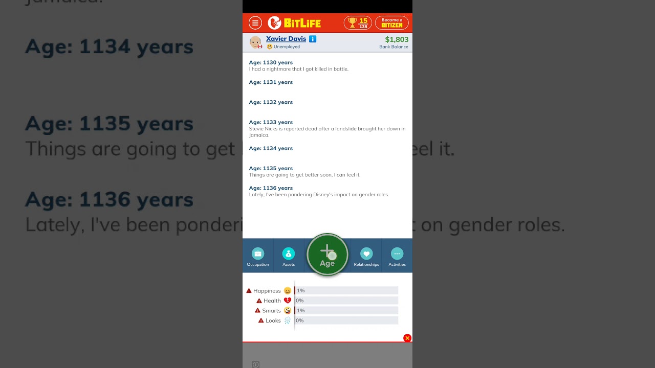 Living for 2000 YEARS in BitLife WORLD RECORD!! - YouTube
