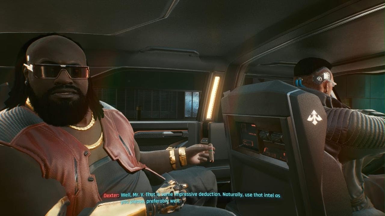 Cyberpunk 2077 What happens when you are a corpo when you meet Dexter ...