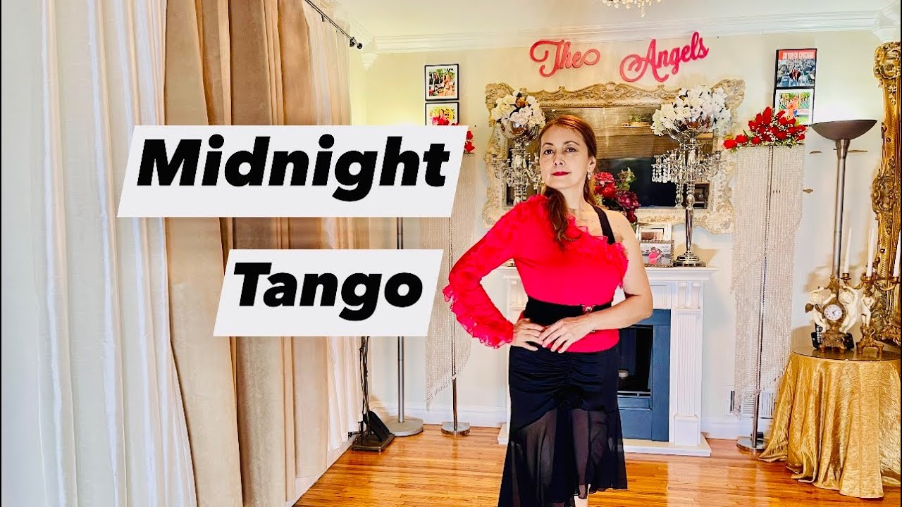Midnight Tango-Line Dance | Che Che (The Angels Line Of New Jersey) | Yvonne Krause - YouTube