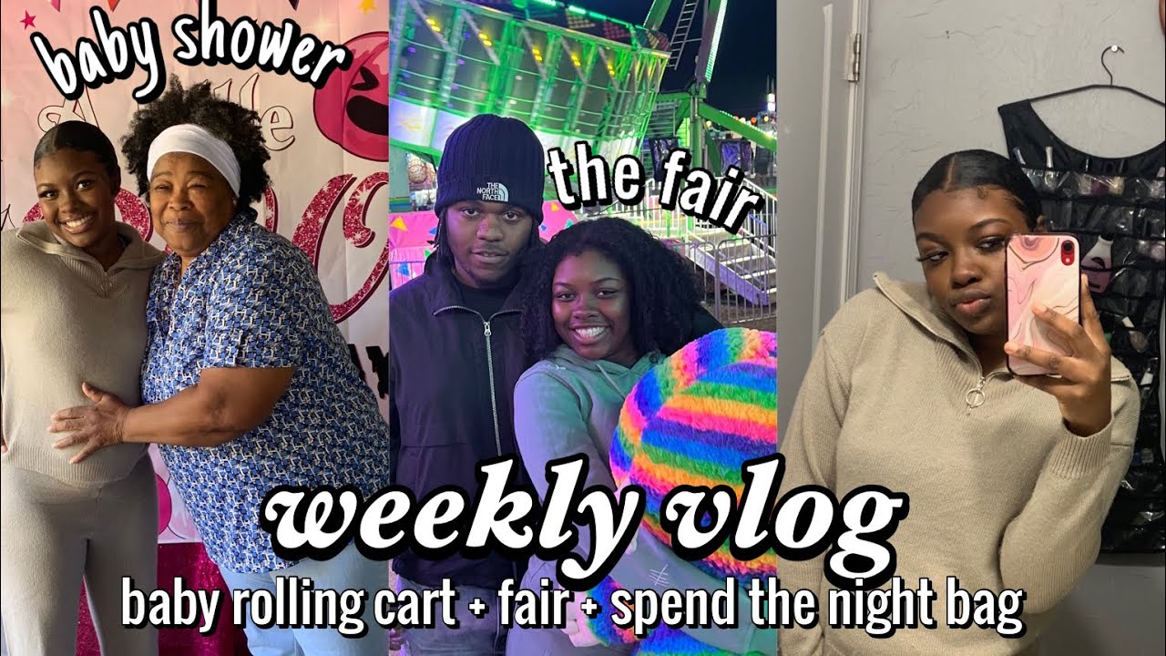 week in my life : baby rolling cart + the fair + spend the night bag ...