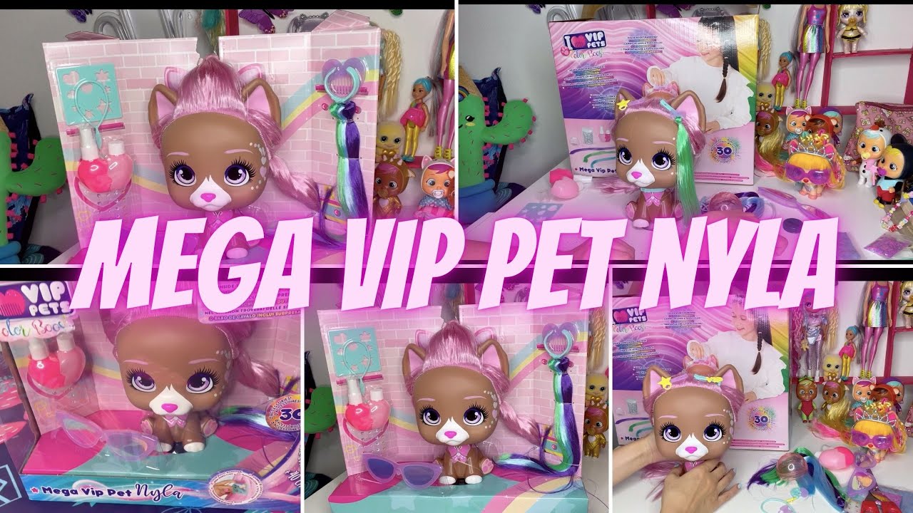 Apriamo la Mega Vip Pet Nyla I love Vip Pets Color Boost - YouTube