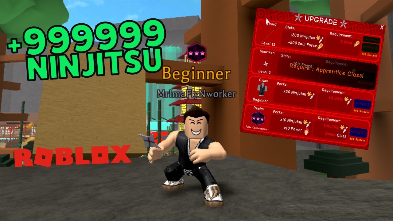 THE *MOST OP* PLAYER in ROBLOX OP NINJA SIMULATOR - YouTube
