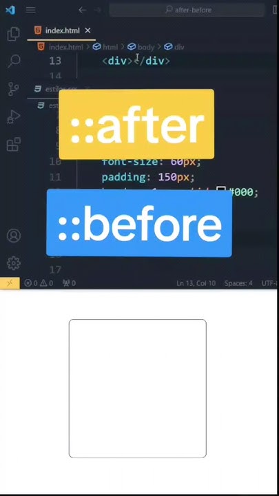 Como usar after y before con css - YouTube