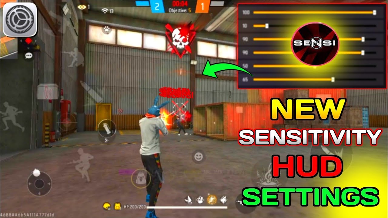 Free Fire Headshot Setting 2024 ⚡ Best Sensitivity Settings ⚙️ New Sensitivity+Hud Setting Free ...