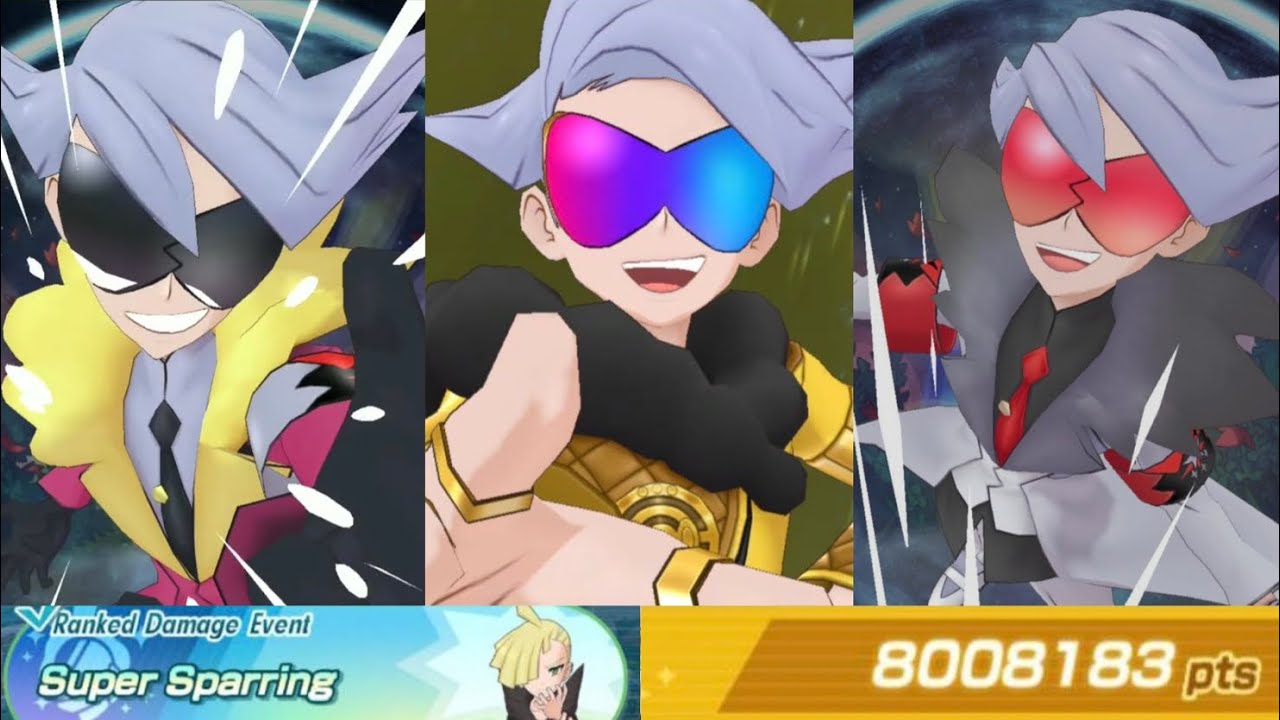 Lear takes on all 3 stages of Super Sparring 6 (8M points) [Pokemon ...