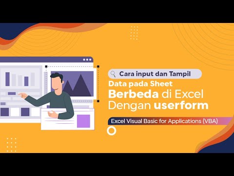 Cara input dan tampil data pada sheet berbeda di excel dengan userform | Belajar Bareng EXCEL ...