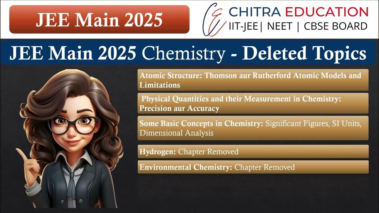 "JEE Main 2025 Reduced Syllabus: What's Removed?" - YouTube