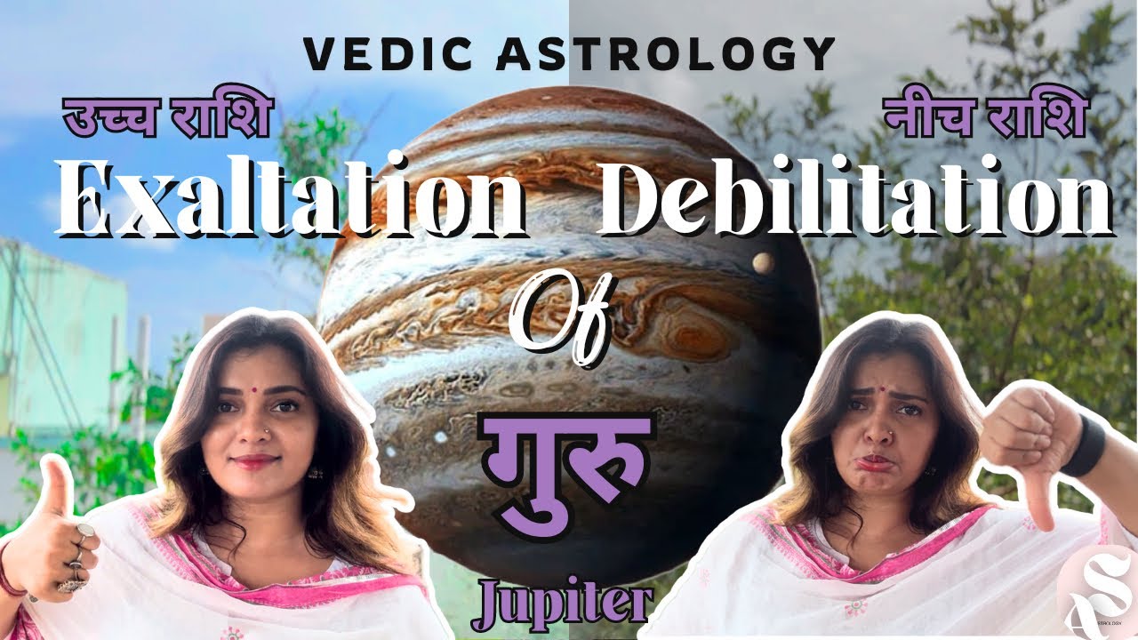 Exaltation & Debilitation of Jupiter in vedicAstrology #exalted # ...