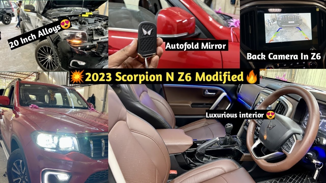 💥 2023 Scorpio N Z6 Modification🔥 Scorpio N Modified🔥 Mahindra Scorpio ...