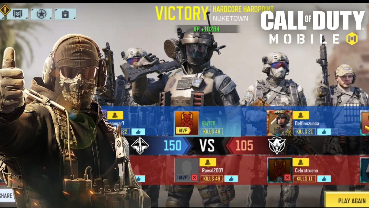 HARDCORE HARDPOINT 46kills ruka mod COD gameplay video l call of duty mobile season 7 - YouTube