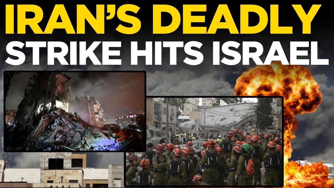 IRAN ATTACKS ISRAEL LIVE | Aftermath of Deadly Missile Strike on Beit ...