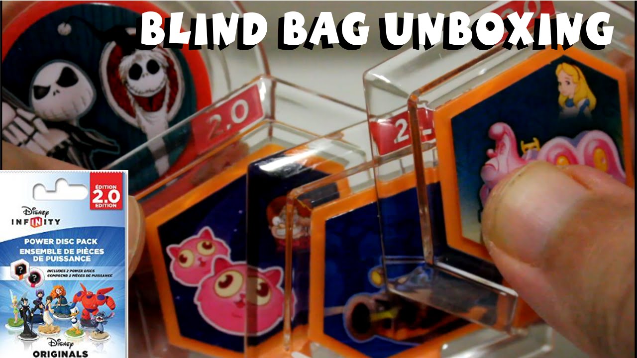 Disney Infinity Opening 2 Disney Originals Power Disc Packs (Unboxing ...