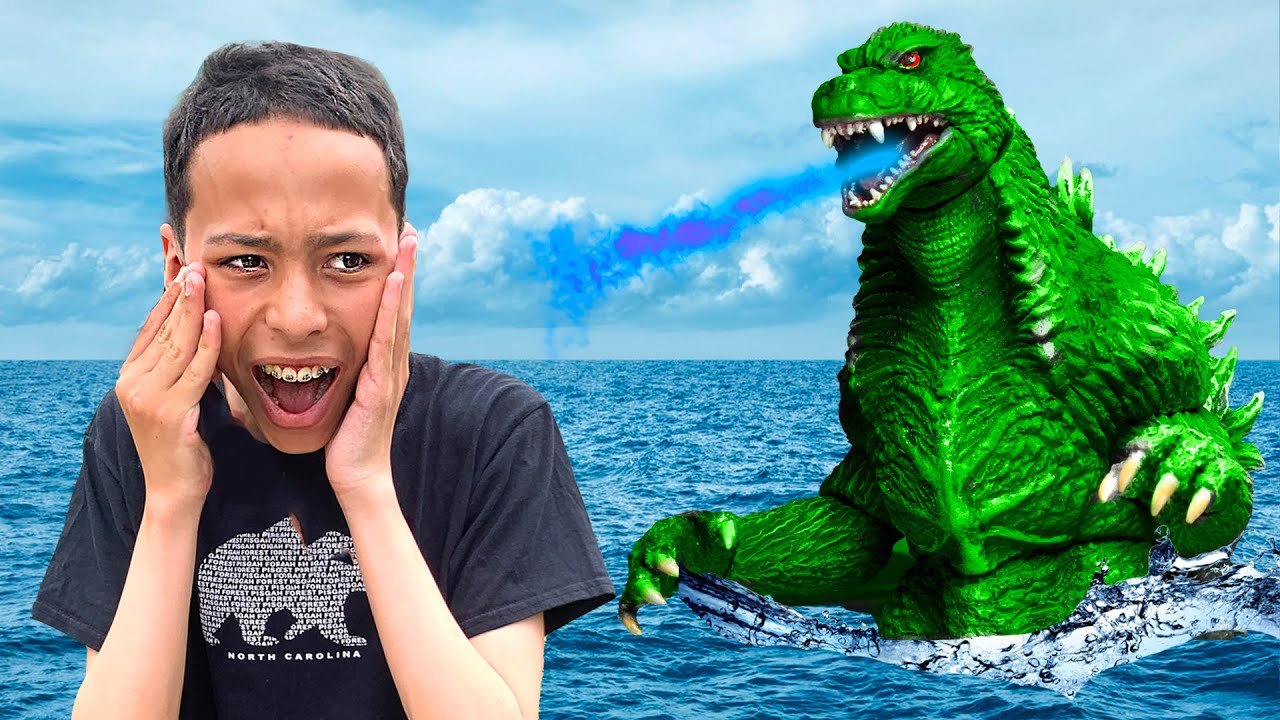 Godzilla Parody! Monster Scares Kids!! - YouTube
