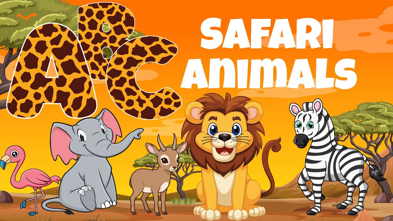 Safari Animal ABCs! 🦁 Learn the Alphabet with Safari Animals | Safari ...