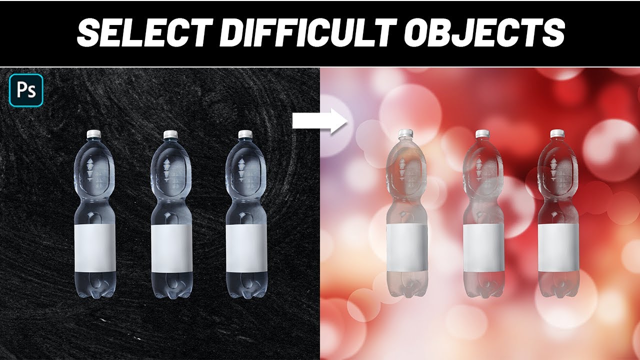 How to Select Difficult Objects - Photoshop Tutorial - YouTube