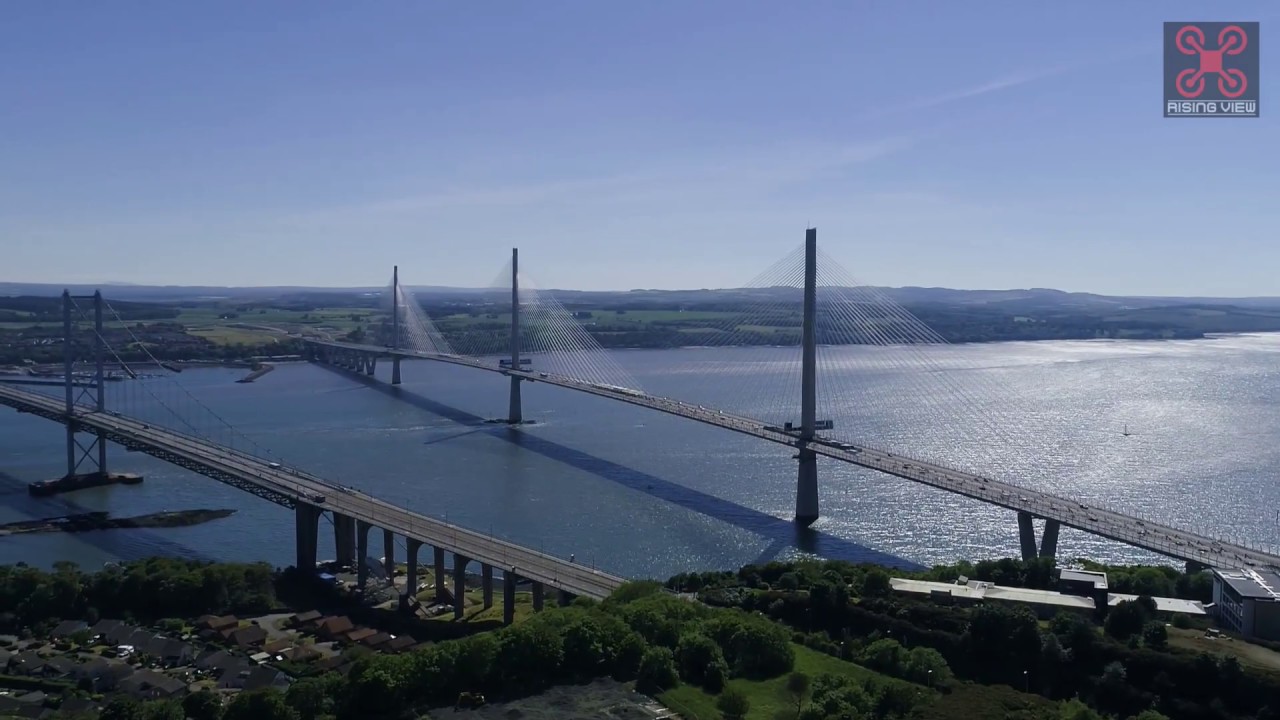 The Forth Bridges - Edinburgh, Scotland Drone Video - YouTube