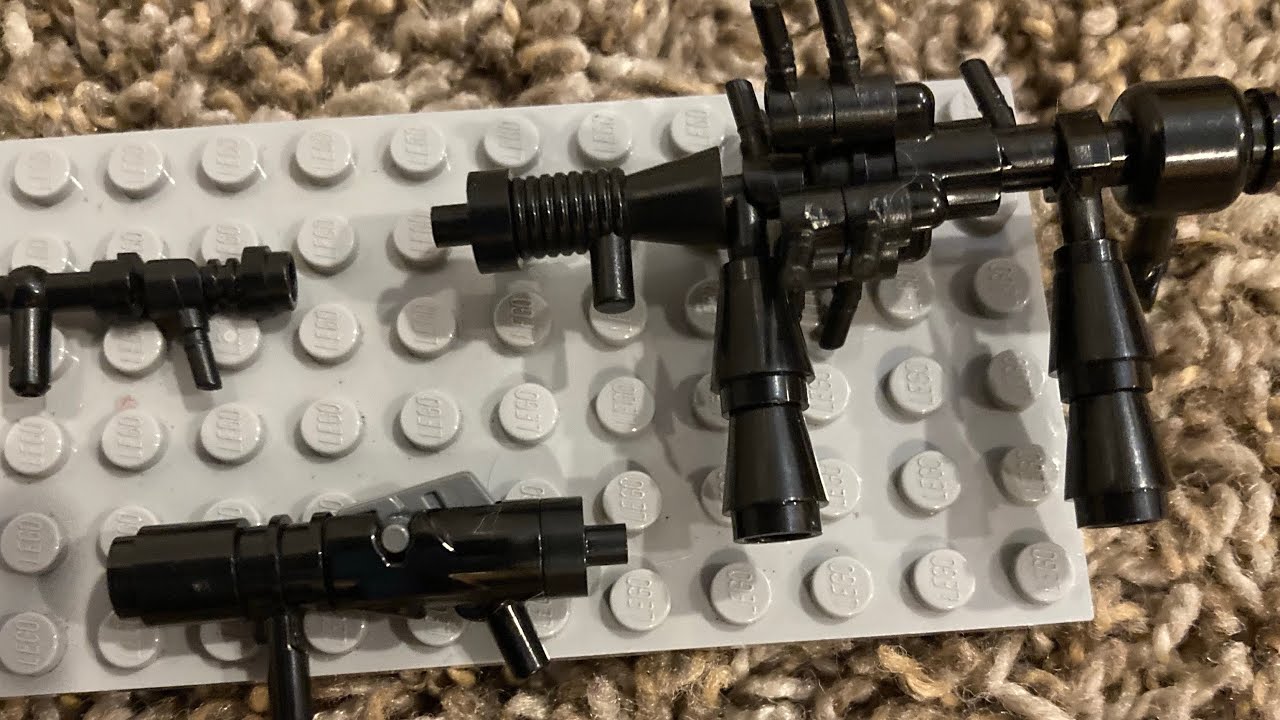 LEGO MOC blasters (from Star Wars) - YouTube