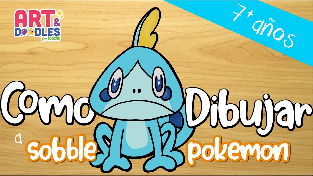 Como dibujar a sobble de pokémon - YouTube