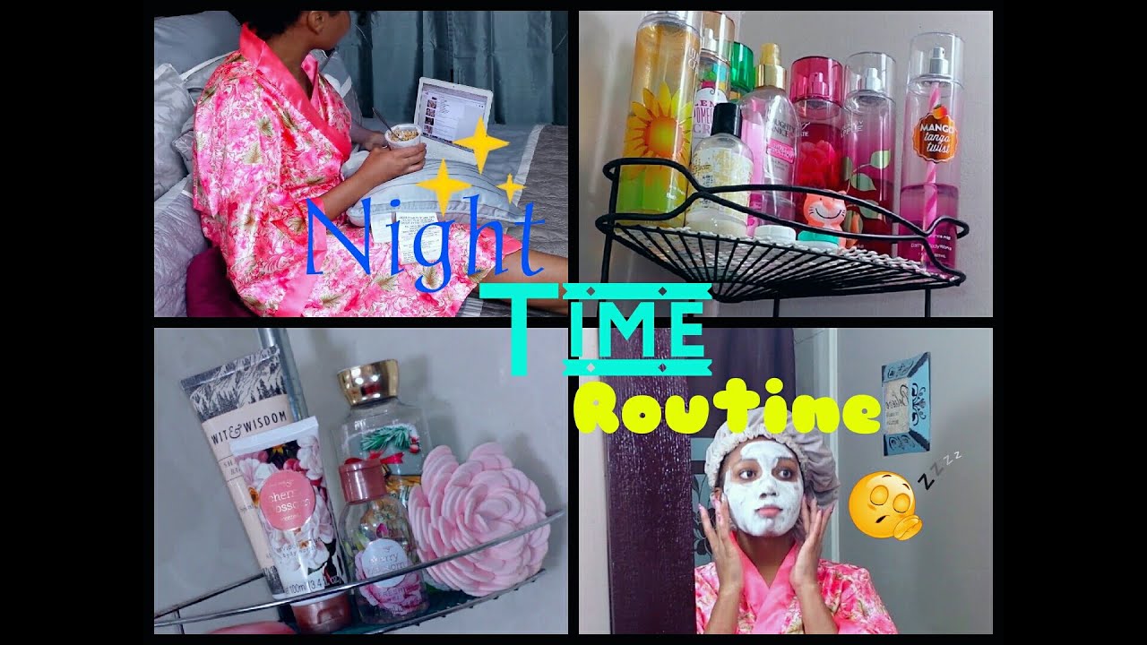 Night Time Routine Get Unready With Me Youtube