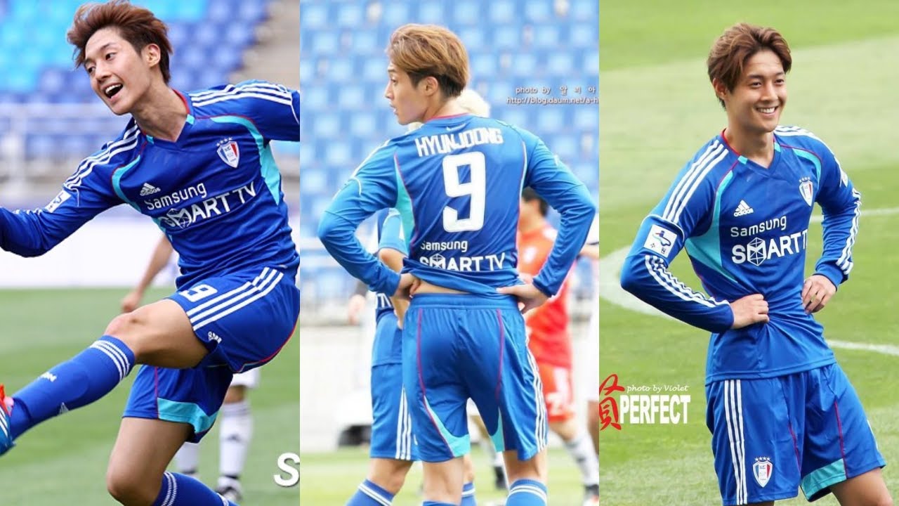 KIM HYUN JOONG Playing Soccer - Actor and singer who is the best soccer ...