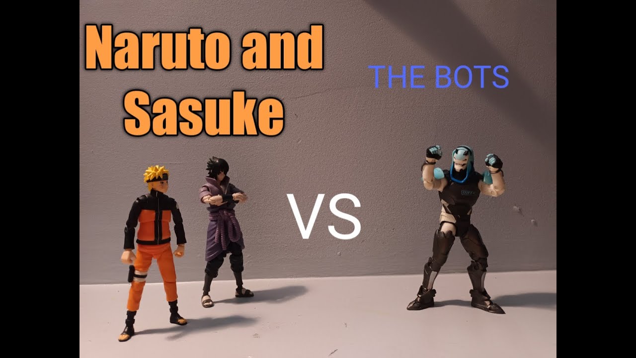 Naruto and sasuke vs the bots - YouTube