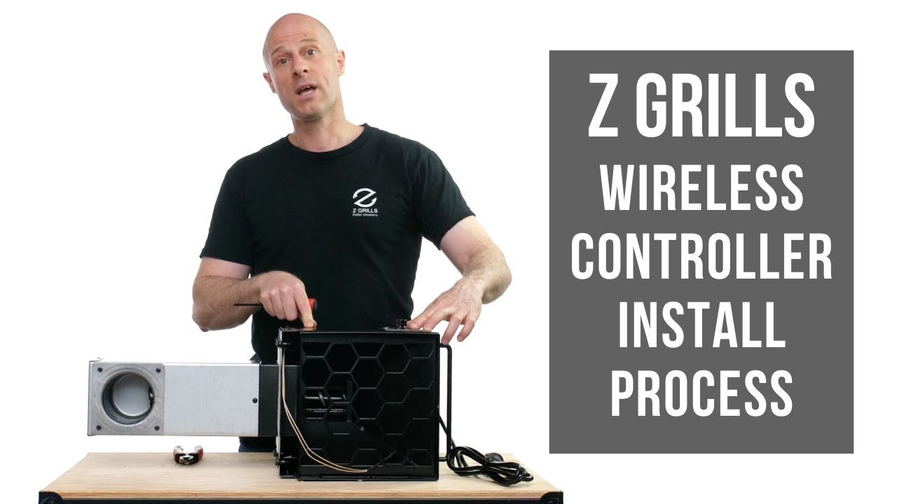 Z Grills Wireless Controller Installation Process - YouTube