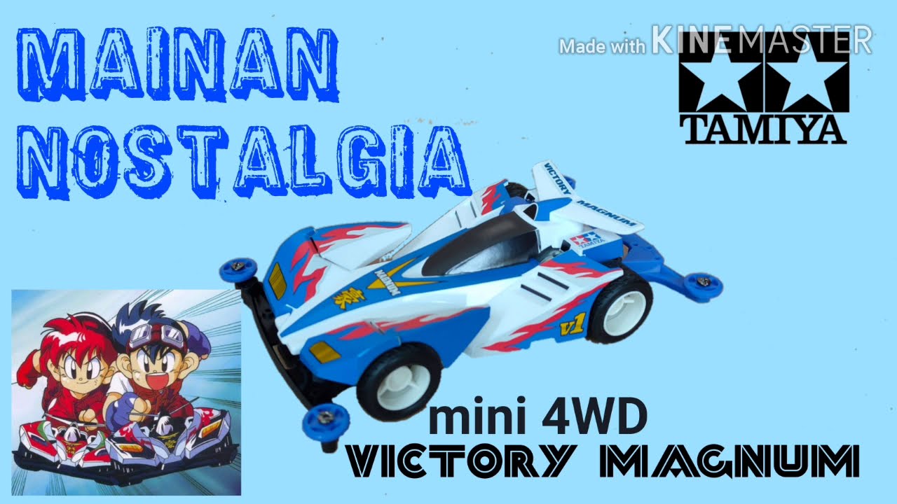 Mini 4WD Tamiya Victory Magnum mainan jadul buat nostalgia - YouTube