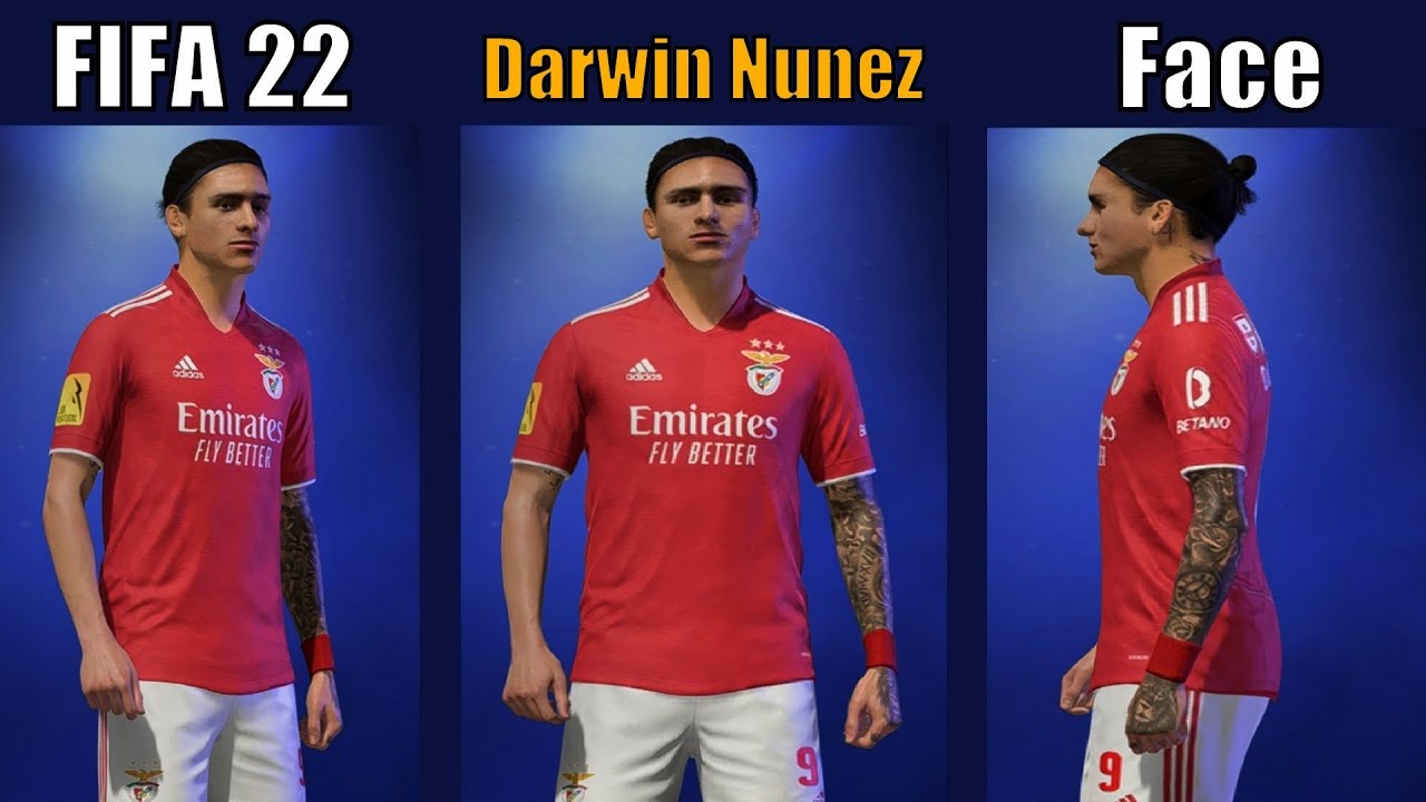 FIFA 22, Darwin Nunez Face Mod For Pc - YouTube